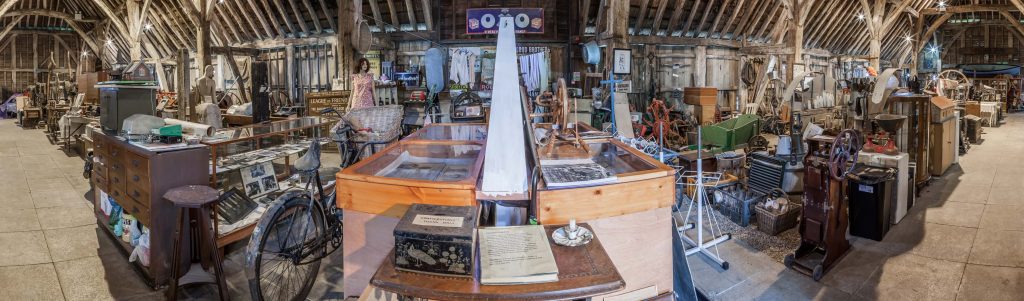 Inside the barn – Upminster Tithe Barn